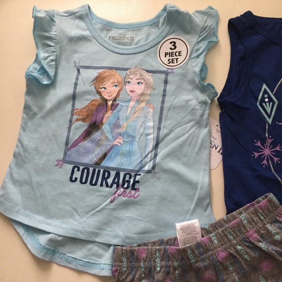 Disney | Matching Sets | Disney Frozen Elsa Anna Cute Shorts Set | Poshmark